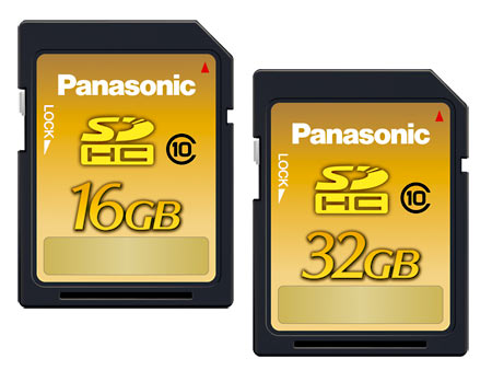 Panasonic RP-SDW – GOLD Series SDHC Memory Cards Meet Class 10 Speed ...